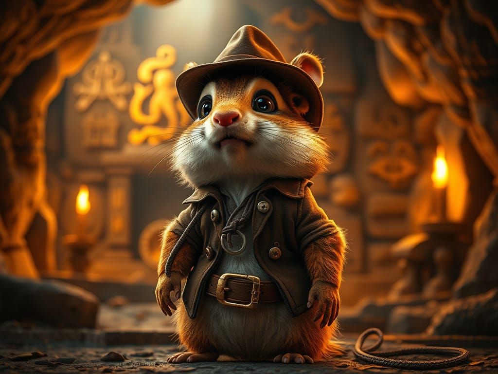 Say Hello to Chipmunk Jones - A Chipmunk Adventurer Stands B...