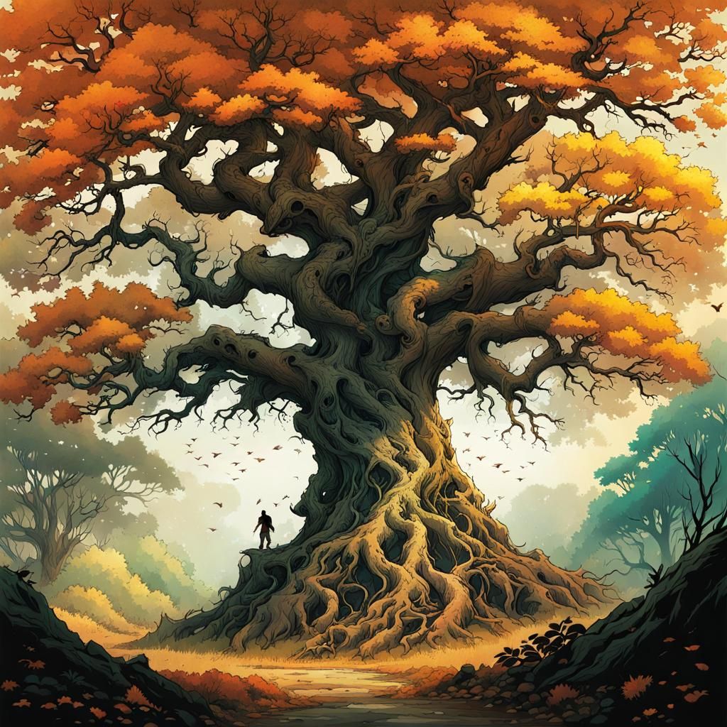 The Tree - AI Generated Artwork - NightCafe Creator