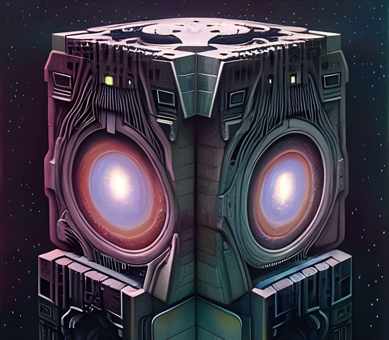 Fusion Cube - AI Generated Artwork - NightCafe Creator