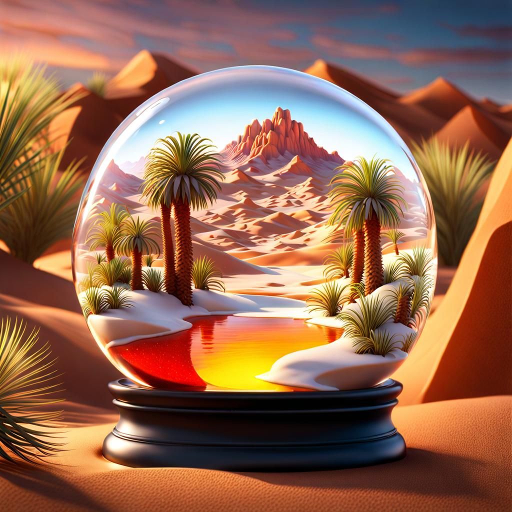 Mirage Globe - AI Generated Artwork - NightCafe Creator