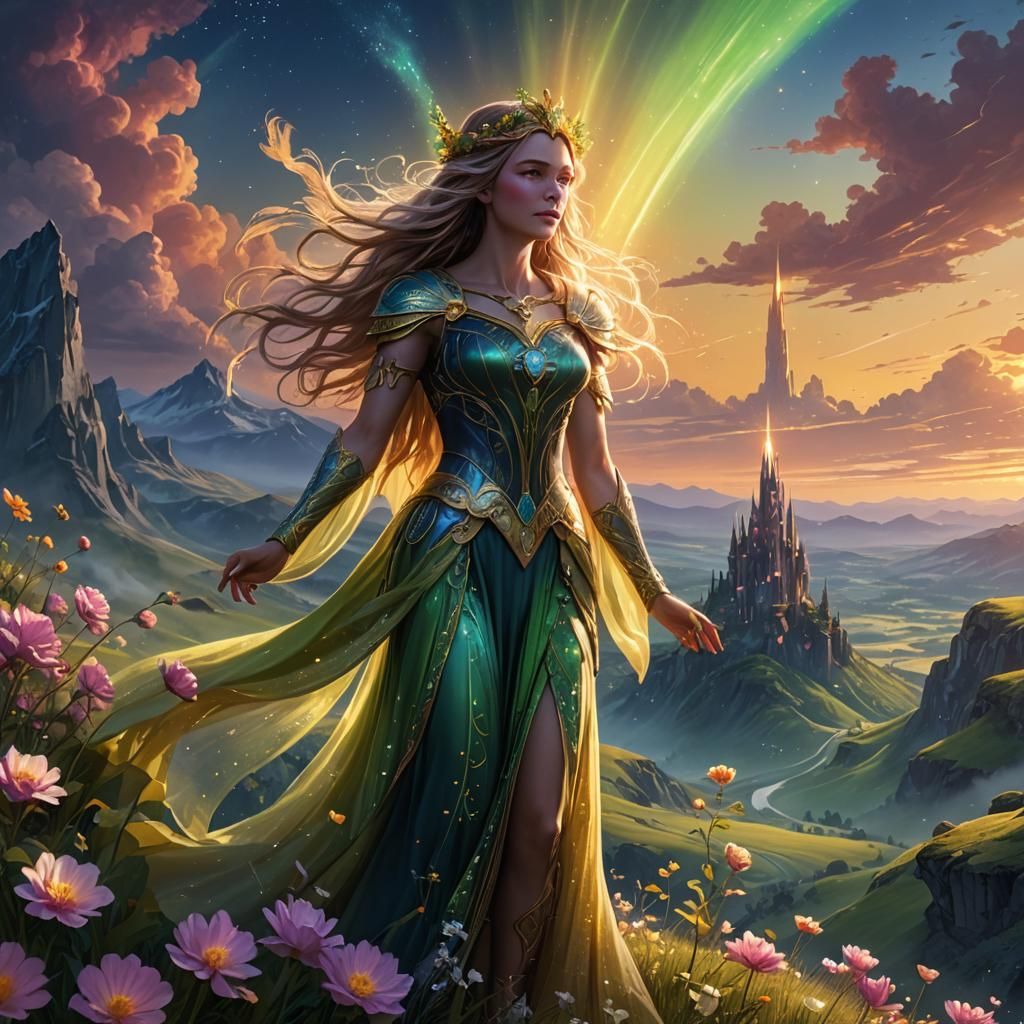 Aurora, the Goddess of Dawn - AI Generated Artwork - NightCafe Creator