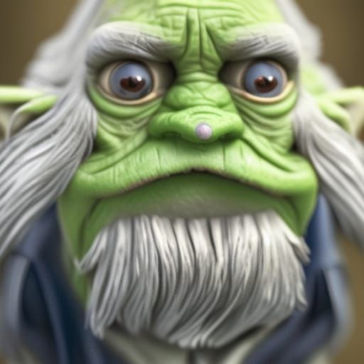 Toy Grumpy Old Goblin - AI Generated Artwork - NightCafe Creator