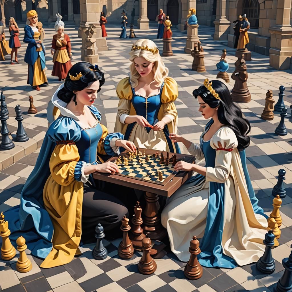 disney chess world. - AI Generated Artwork - NightCafe Creator