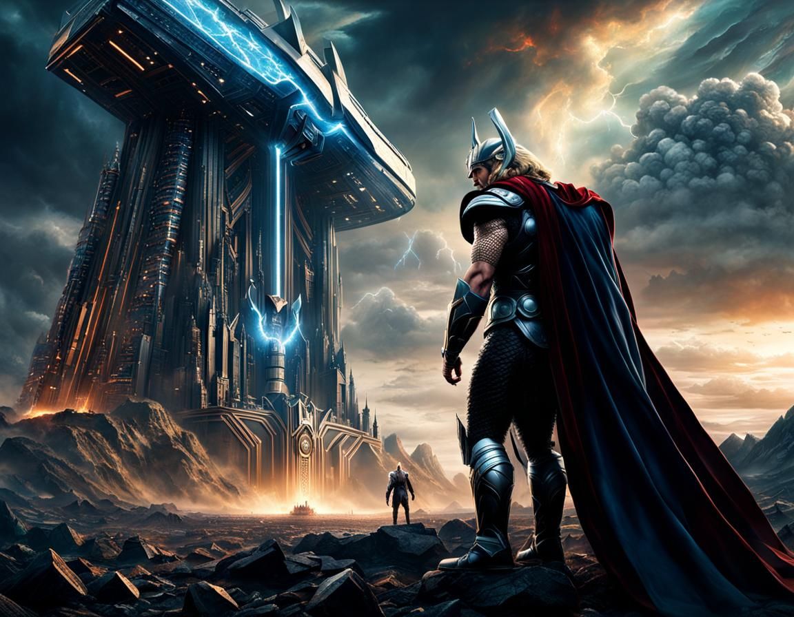Thor got a new residence - AI Generated Artwork - NightCafe Creator