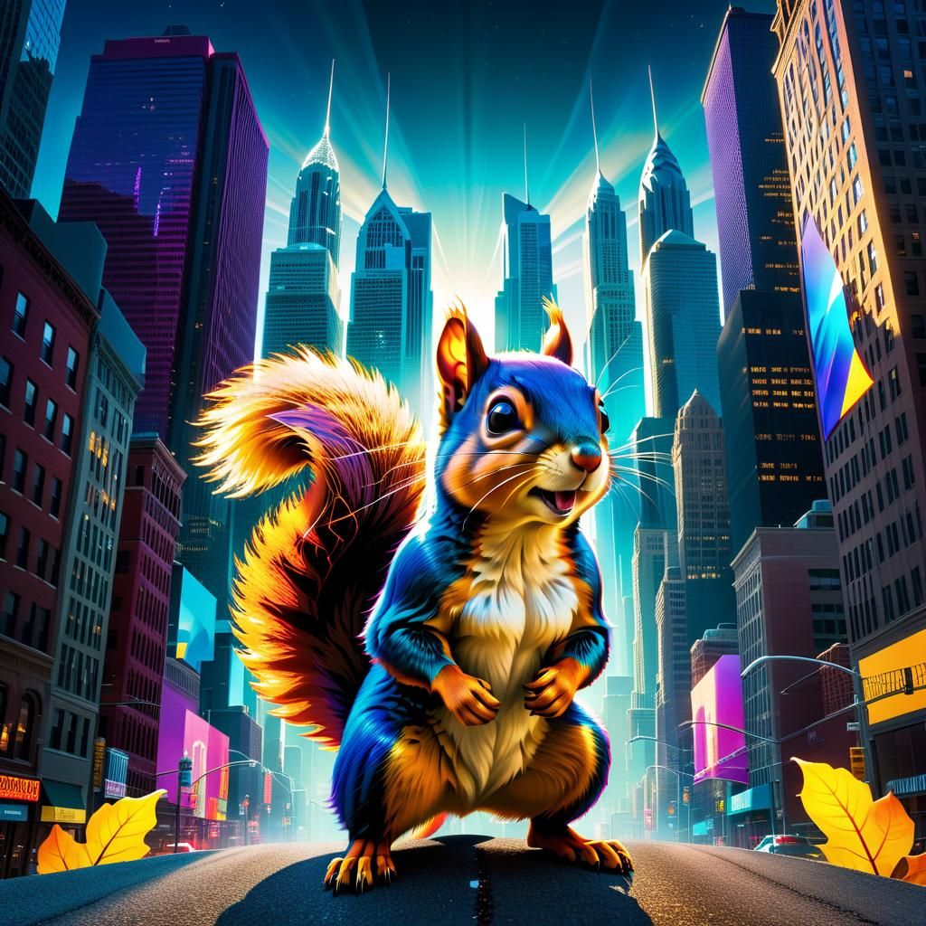 Squirrel - AI Generated Artwork - NightCafe Creator