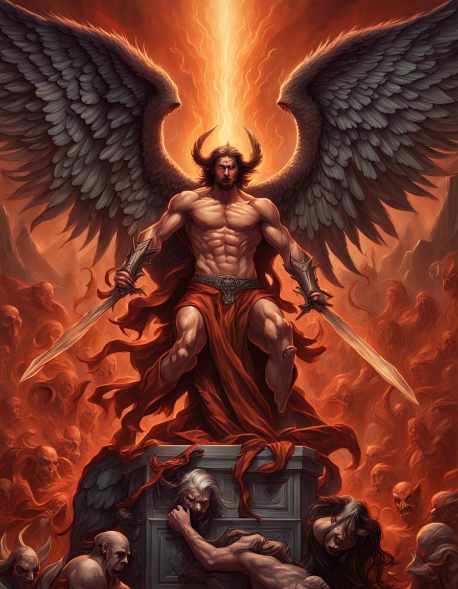 Fallen angel, tormentor of sinners (Diablo games inspired) - AI ...