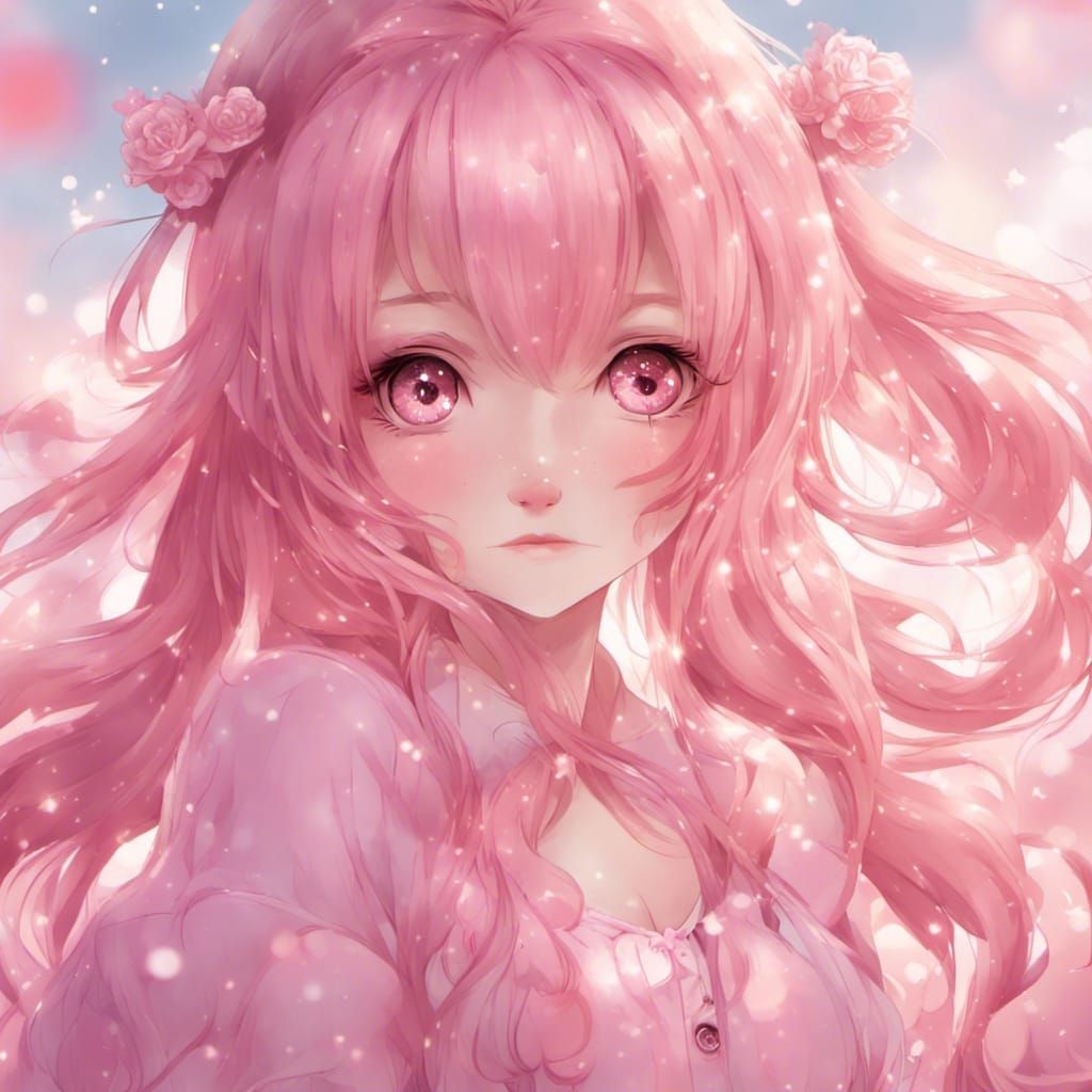 Pink girl - AI Generated Artwork - NightCafe Creator