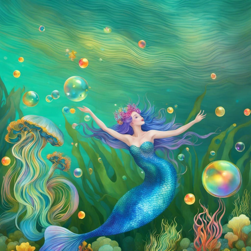 Mermaid - AI Generated Artwork - NightCafe Creator