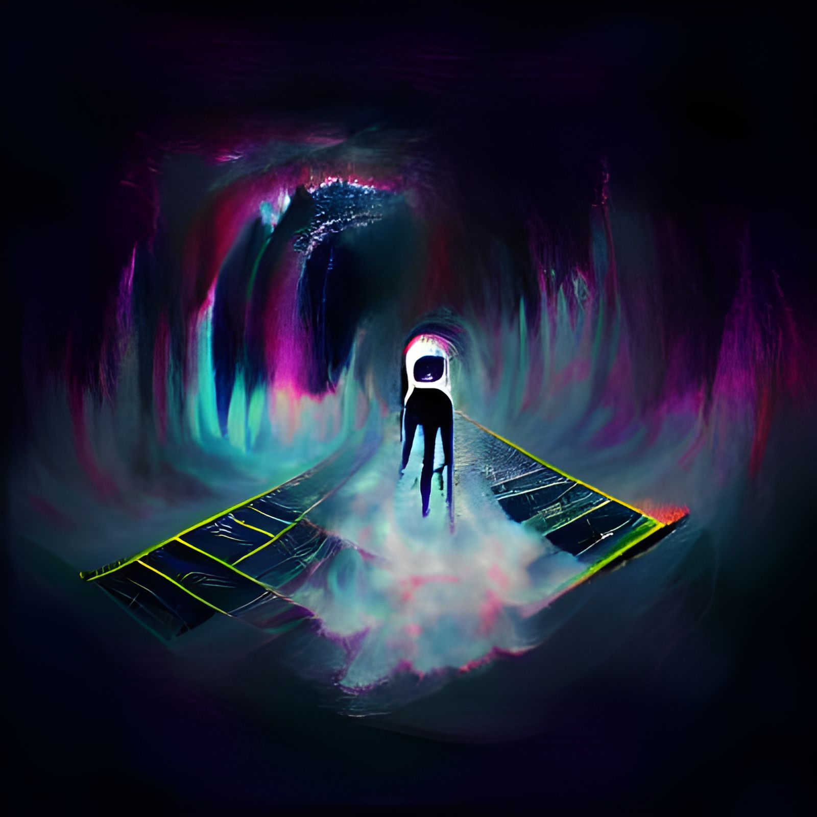 Into the void - AI Generated Artwork - NightCafe Creator