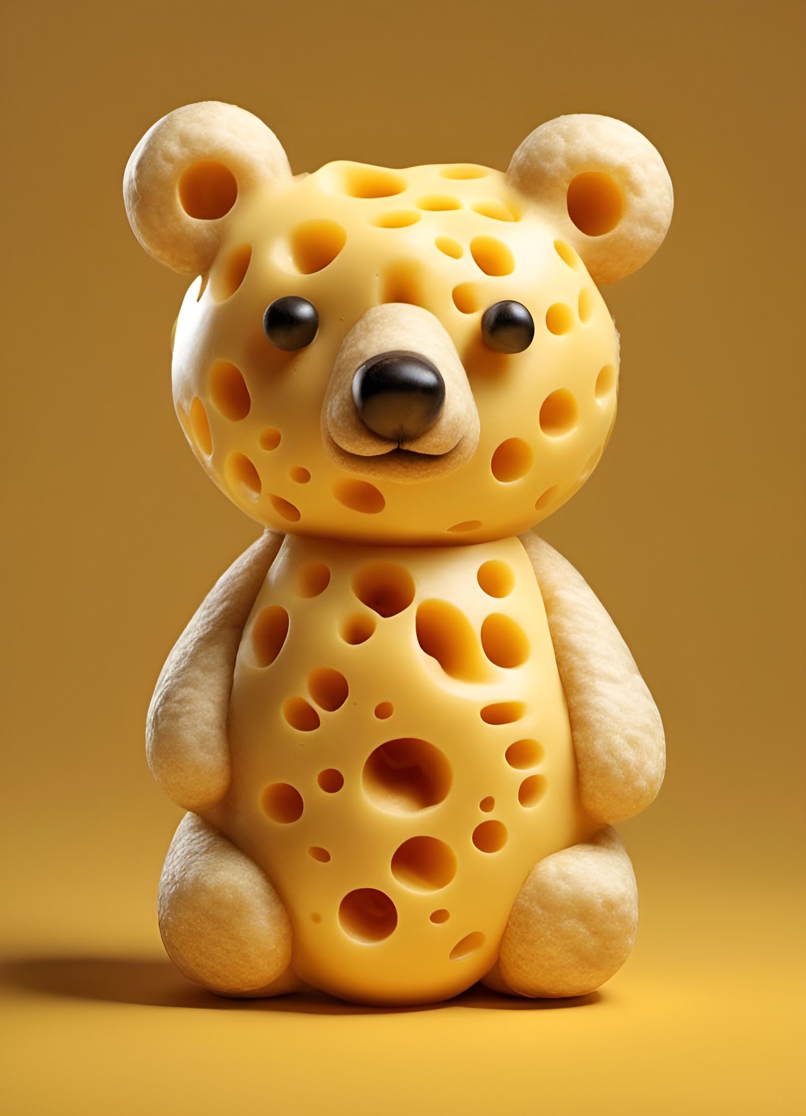 Cheese Bear - AI Generated Artwork - NightCafe Creator