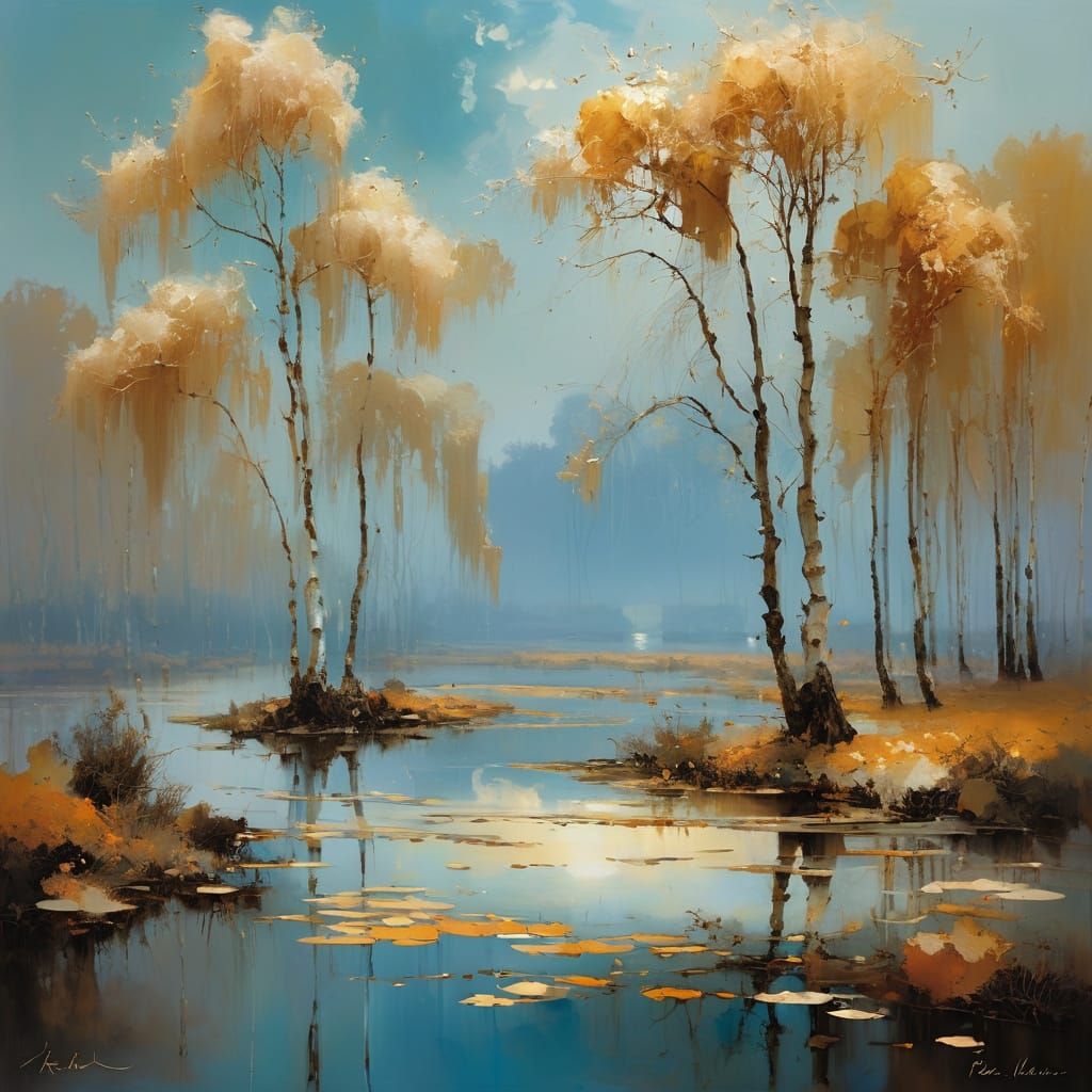 the poplars turn ocher, the leaves waltz their last dance