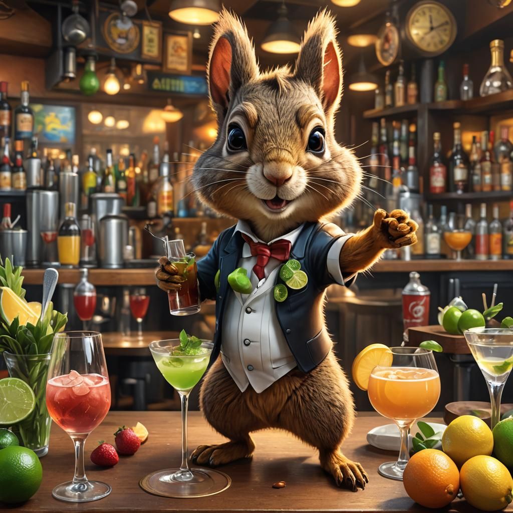 The Brazilian Squirrel. - AI Generated Artwork - NightCafe Creator