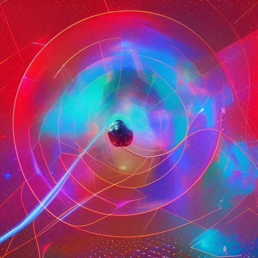 Asteroid: Loop String Theory - AI Generated Artwork - NightCafe Creator