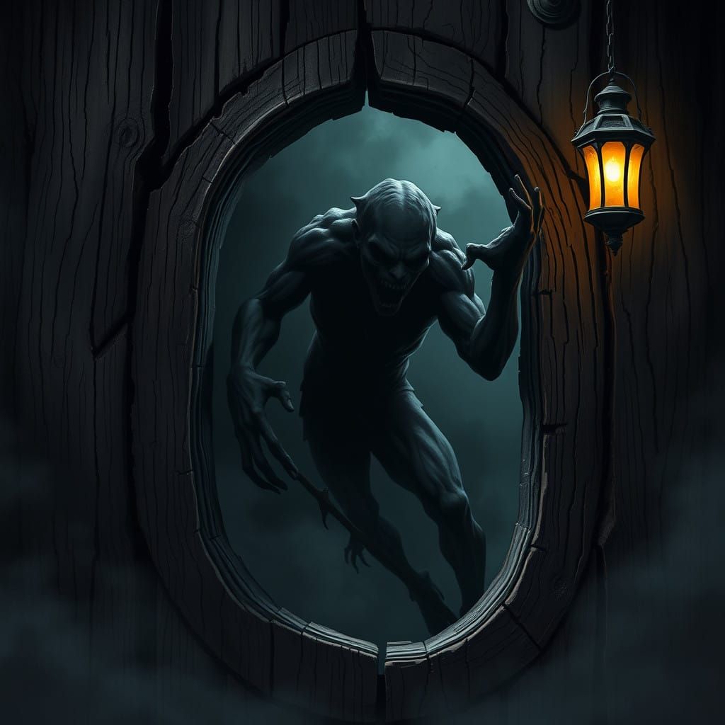 Who is knocking at my door ? - Distorted Shadow Emerges from...