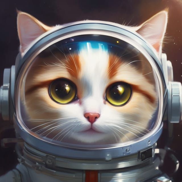 Astro Cat #1 - AI Generated Artwork - NightCafe Creator