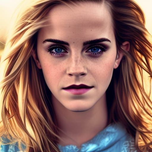 emma watson - AI Generated Artwork - NightCafe Creator