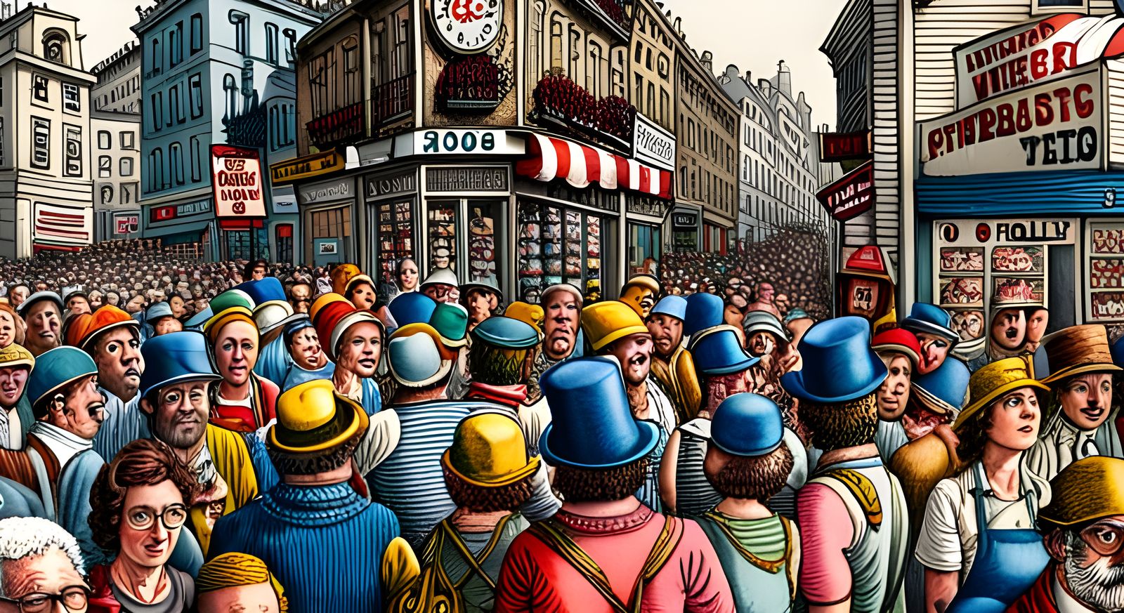 Where's Wally - AI Generated Artwork - NightCafe Creator