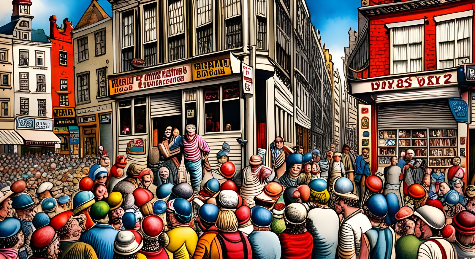 Where's Wally - AI Generated Artwork - NightCafe Creator