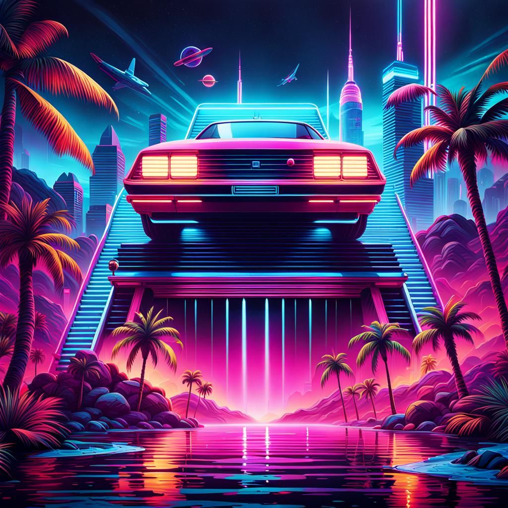 Nostalgic and artistic illustrations inspired by the 1980s and 1990s ...