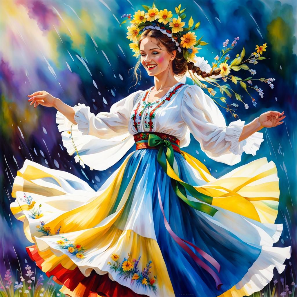 summer rain - AI Generated Artwork - NightCafe Creator