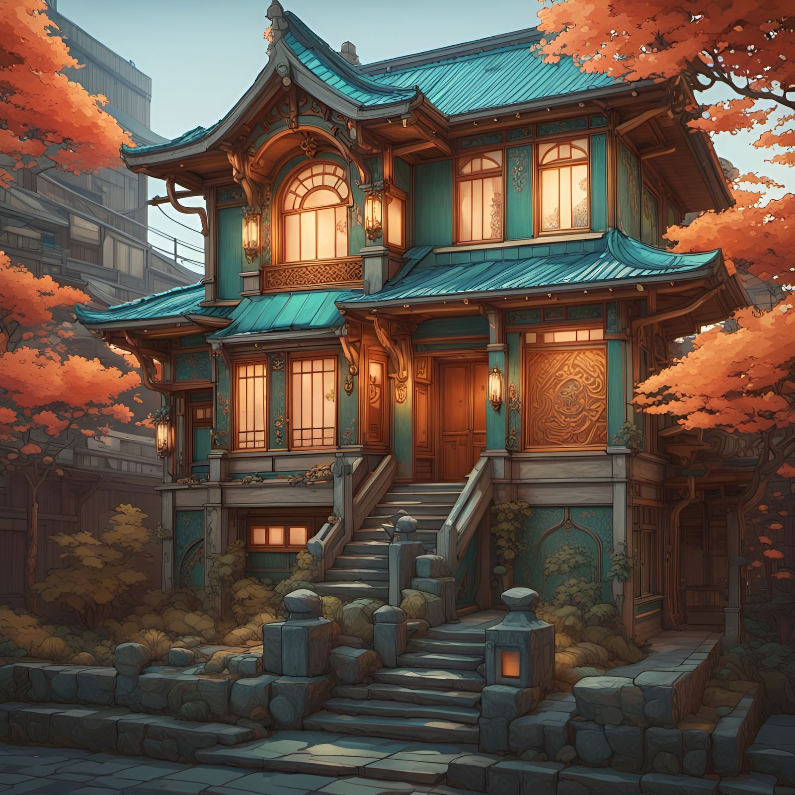 My Beautiful House - AI Generated Artwork - NightCafe Creator