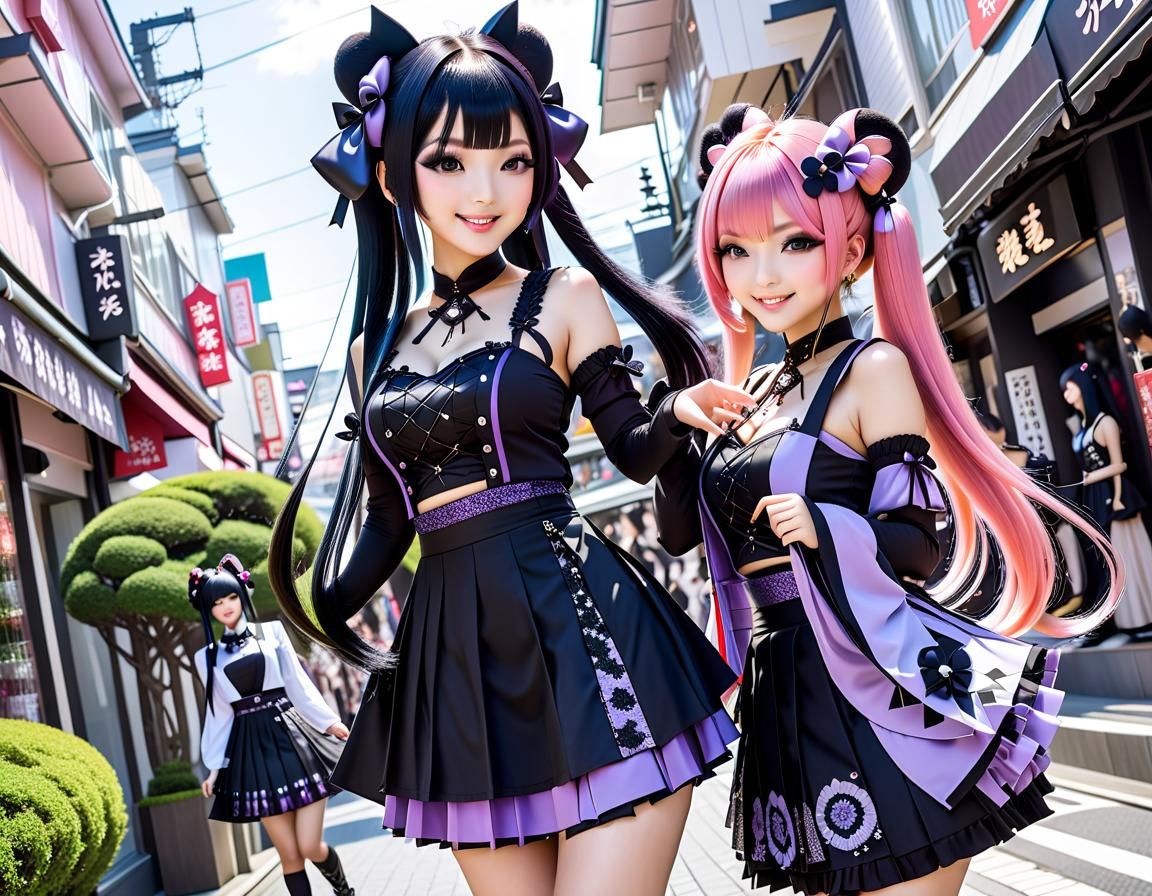 Rori-neesan and her cute imouto - AI Generated Artwork - NightCafe Creator