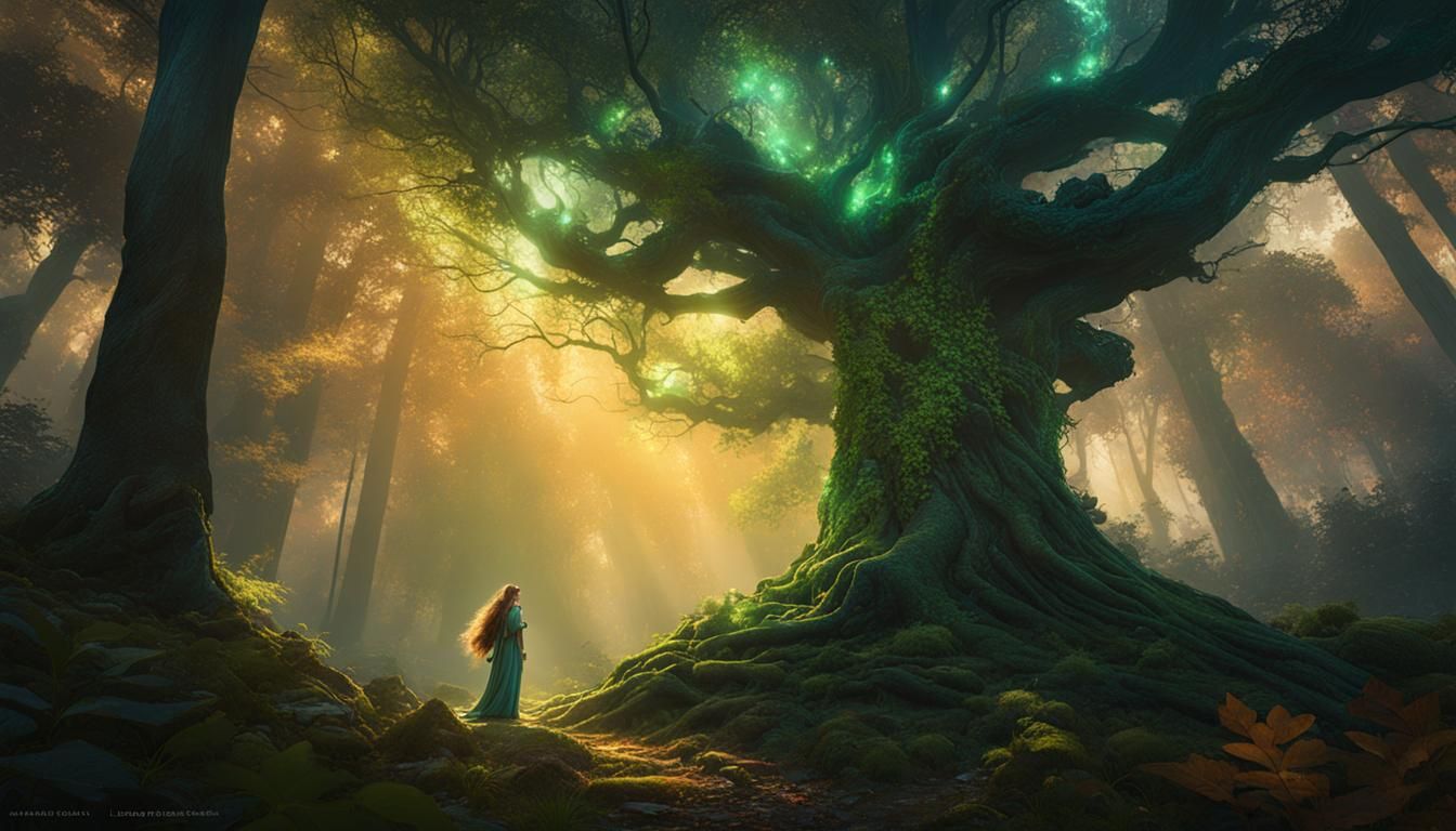 Forest dryad - AI Generated Artwork - NightCafe Creator