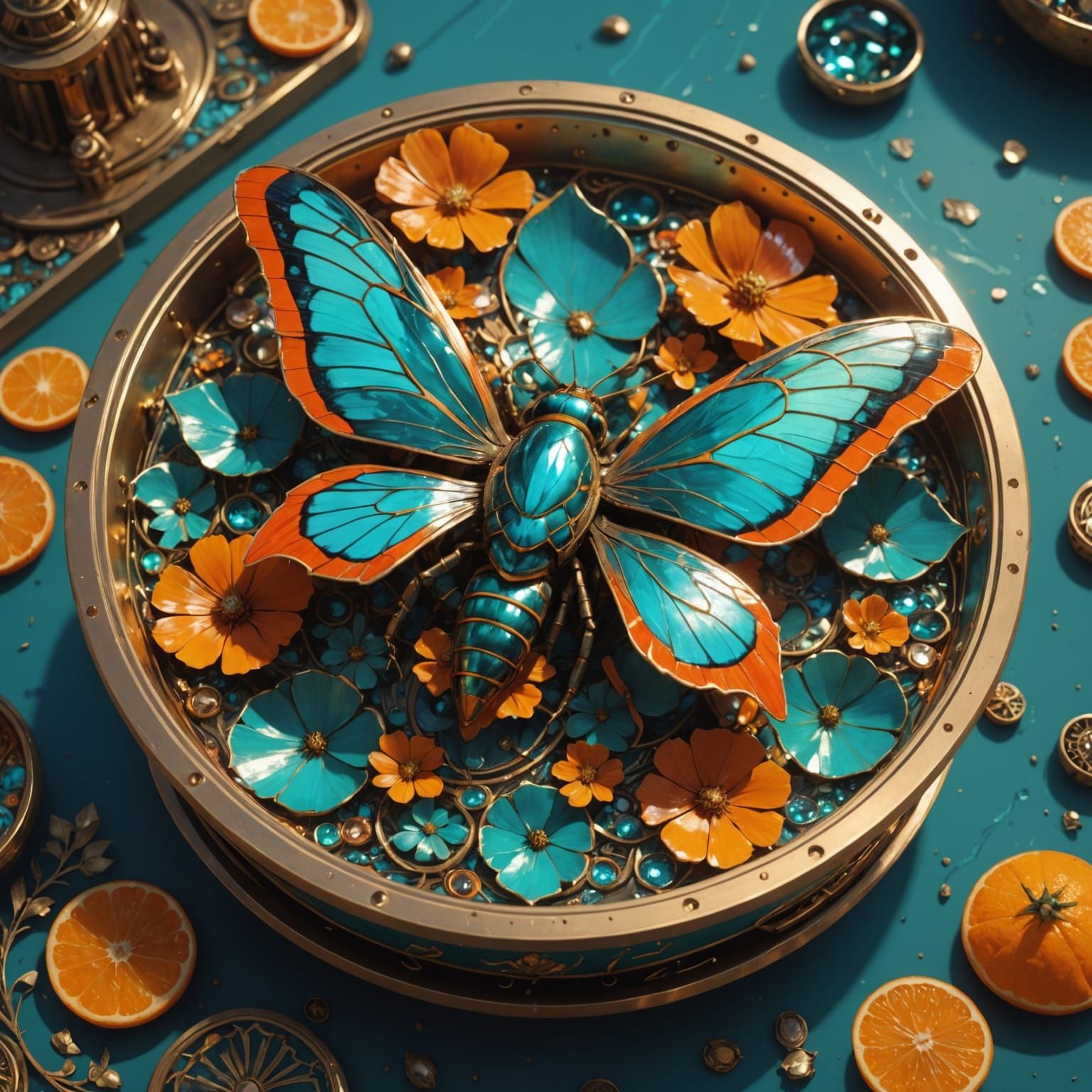 Gleeking fly-bitten clack-dish - Ethereal Clack-Dish in Tria...