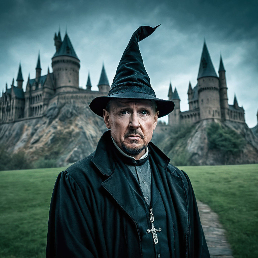 Hogwarts Wizard in Cinematic Glory - AI Art