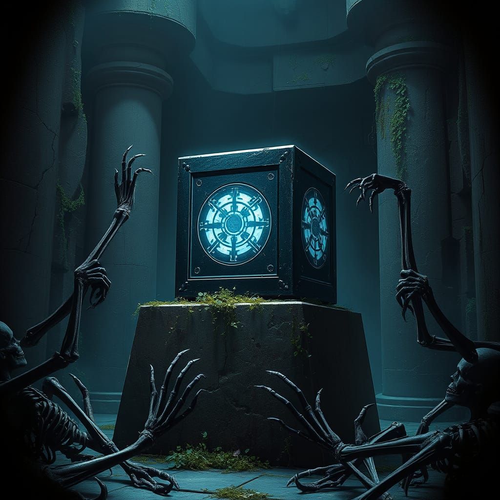 Ancient Sith Holocron in Ruins of Temple of the An... - AI Art