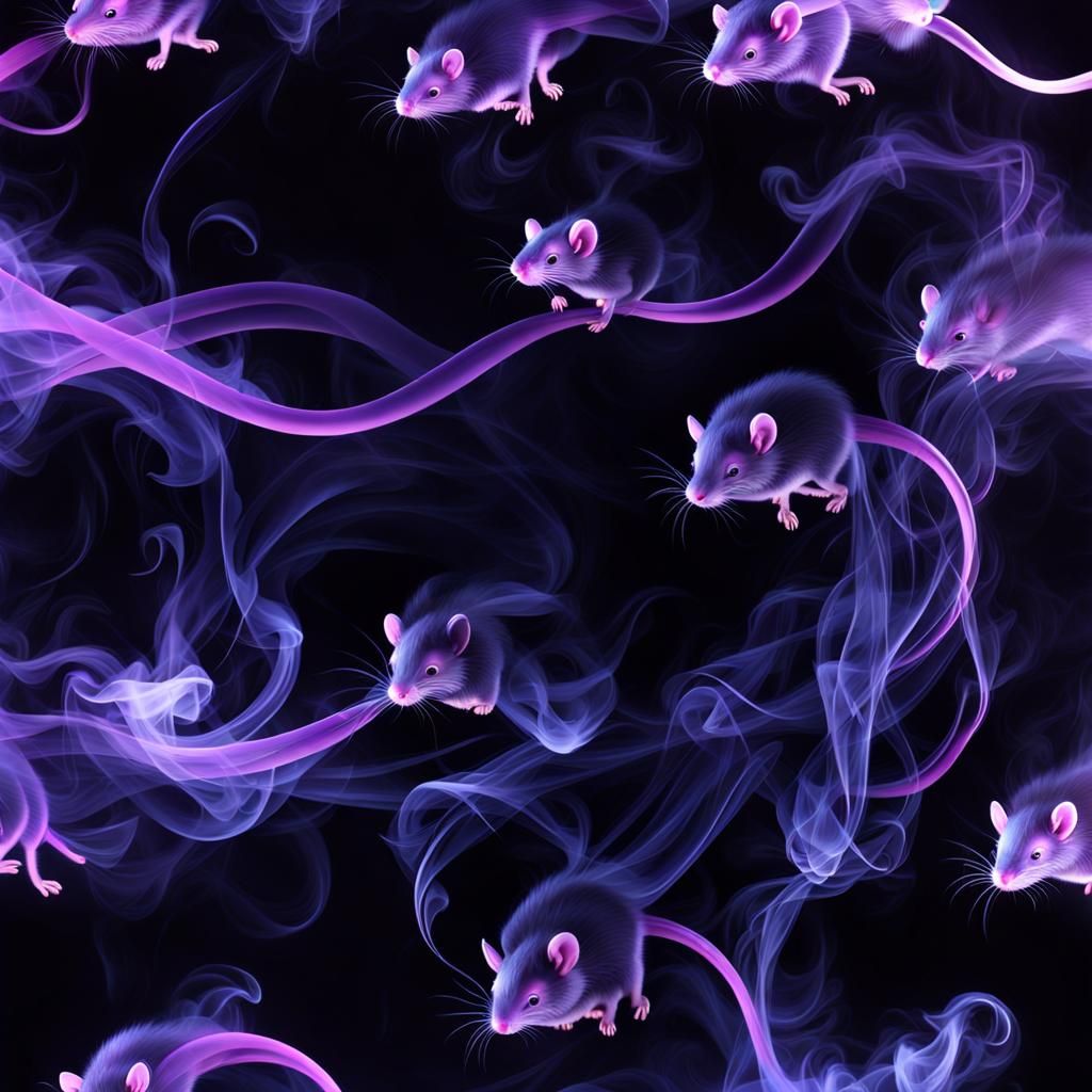 Rat ghosts - AI Generated Artwork - NightCafe Creator