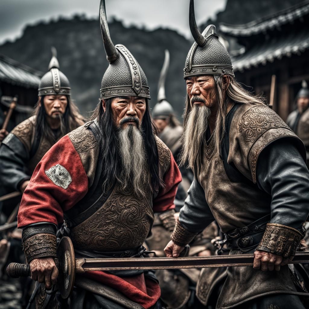 South Korean Vikings - AI Generated Artwork - NightCafe Creator