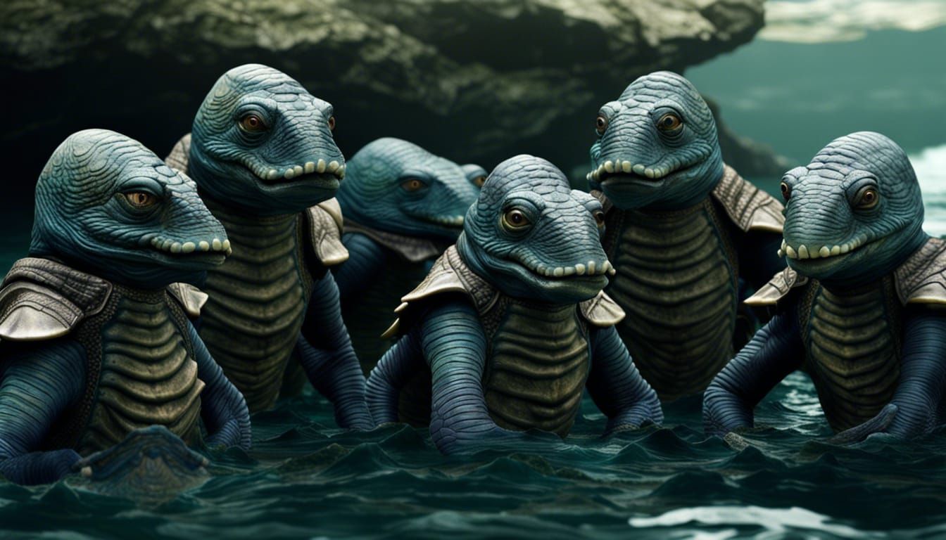 Sea Devils - AI Generated Artwork - NightCafe Creator