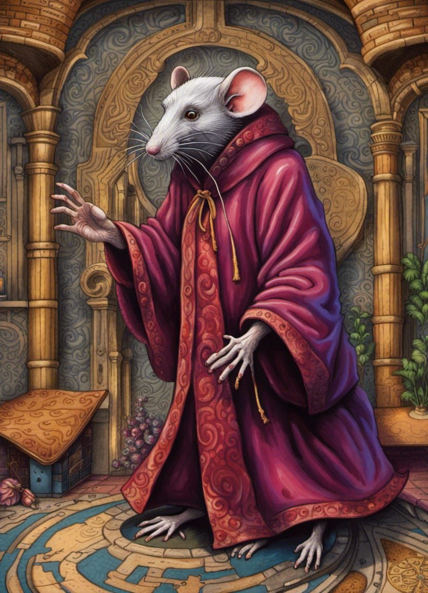 Rat Wizard - AI Generated Artwork - NightCafe Creator