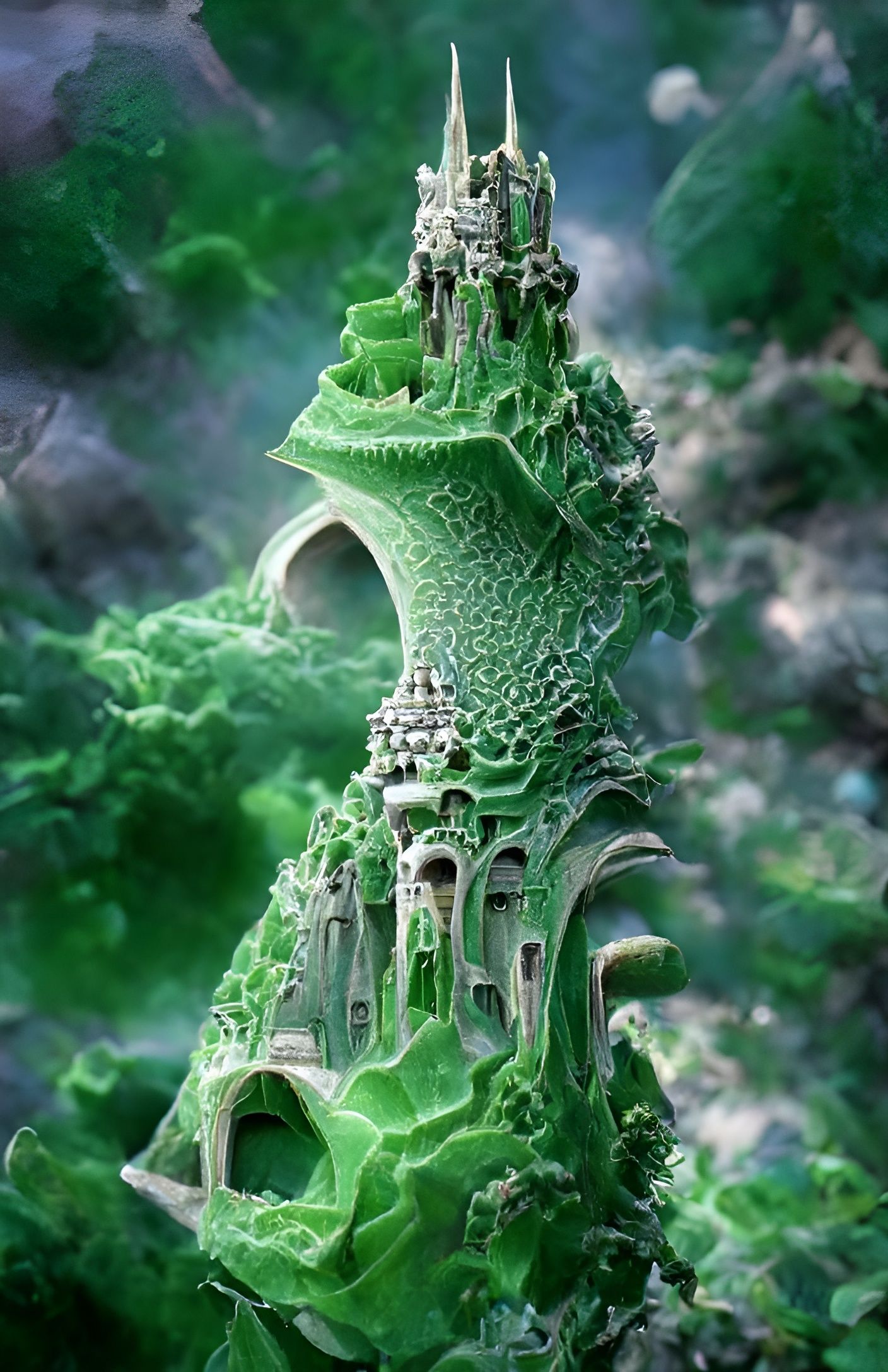 The Emerald Castle - AI Generated Artwork - NightCafe Creator