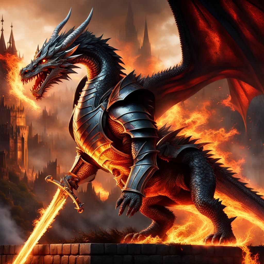 The Dragon Knights - AI Generated Artwork - NightCafe Creator