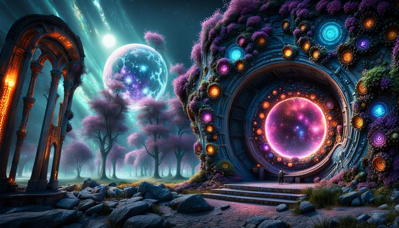 The Dimensional Portal - AI Generated Artwork - NightCafe Creator