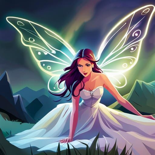 Purple Fairy wings, low opacity, white colors, 8k resolution concept ...