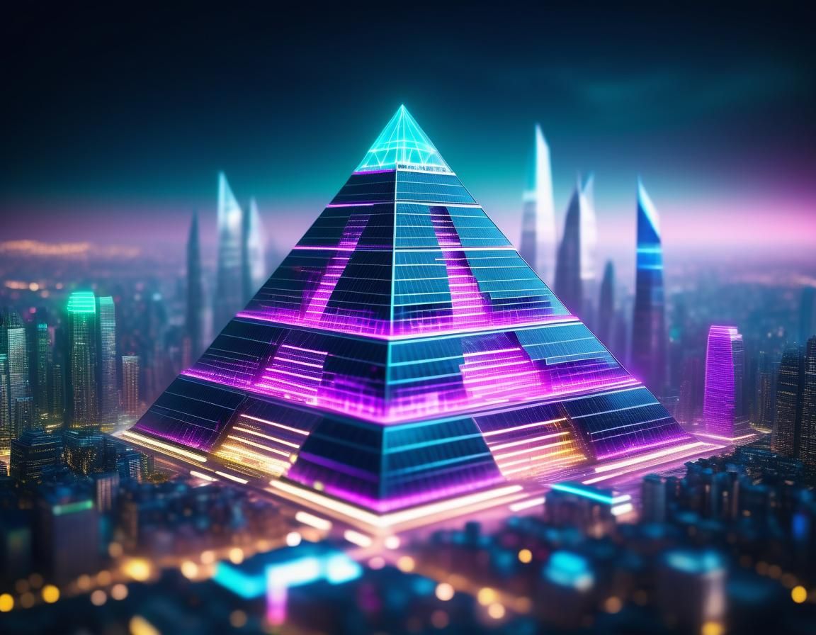 pyramid city 2 - AI Generated Artwork - NightCafe Creator