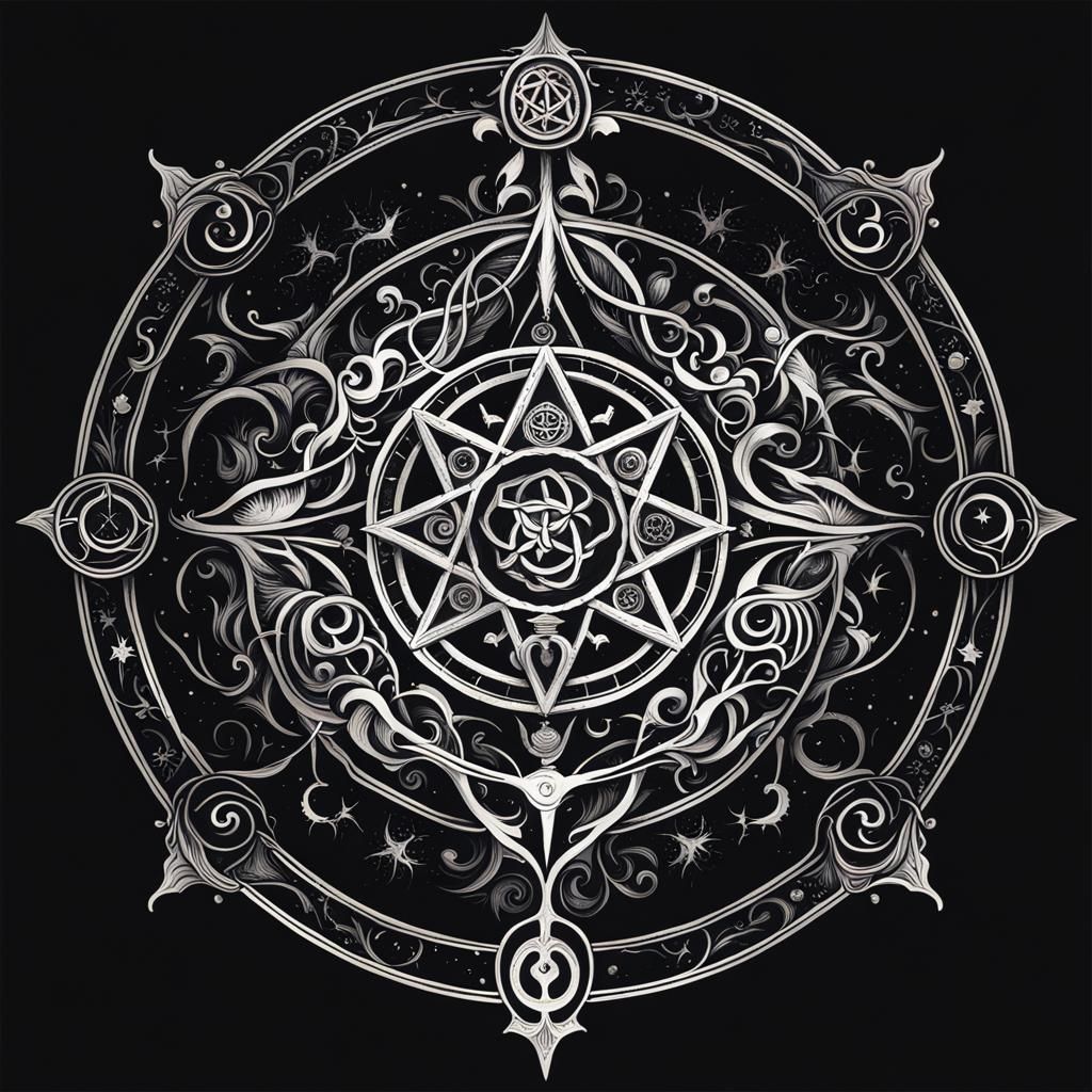 Beauty Sigil symbol design eldritch occult horror beautiful ethereal ...
