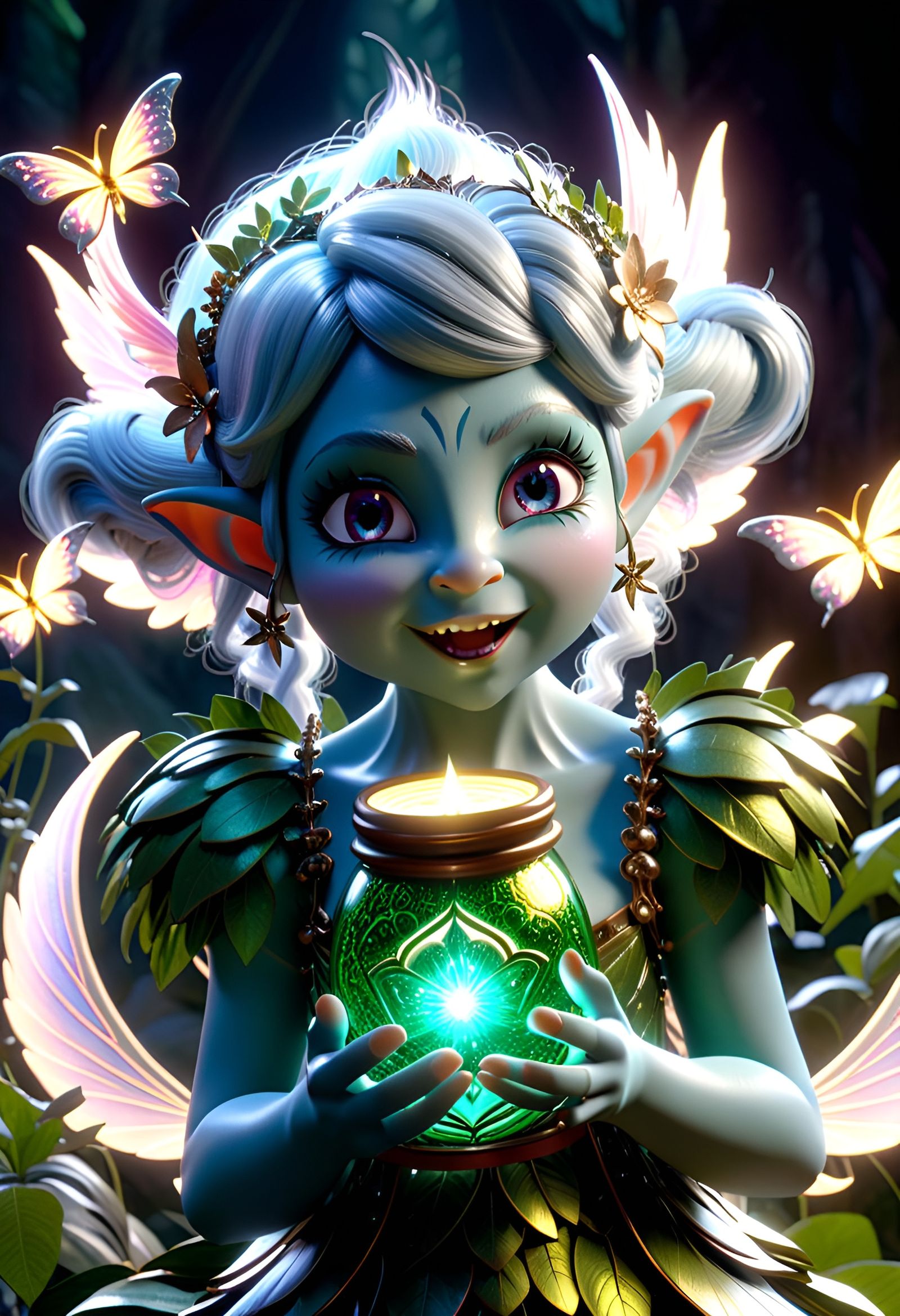 Woodland Pixie - AI Generated Artwork - NightCafe Creator