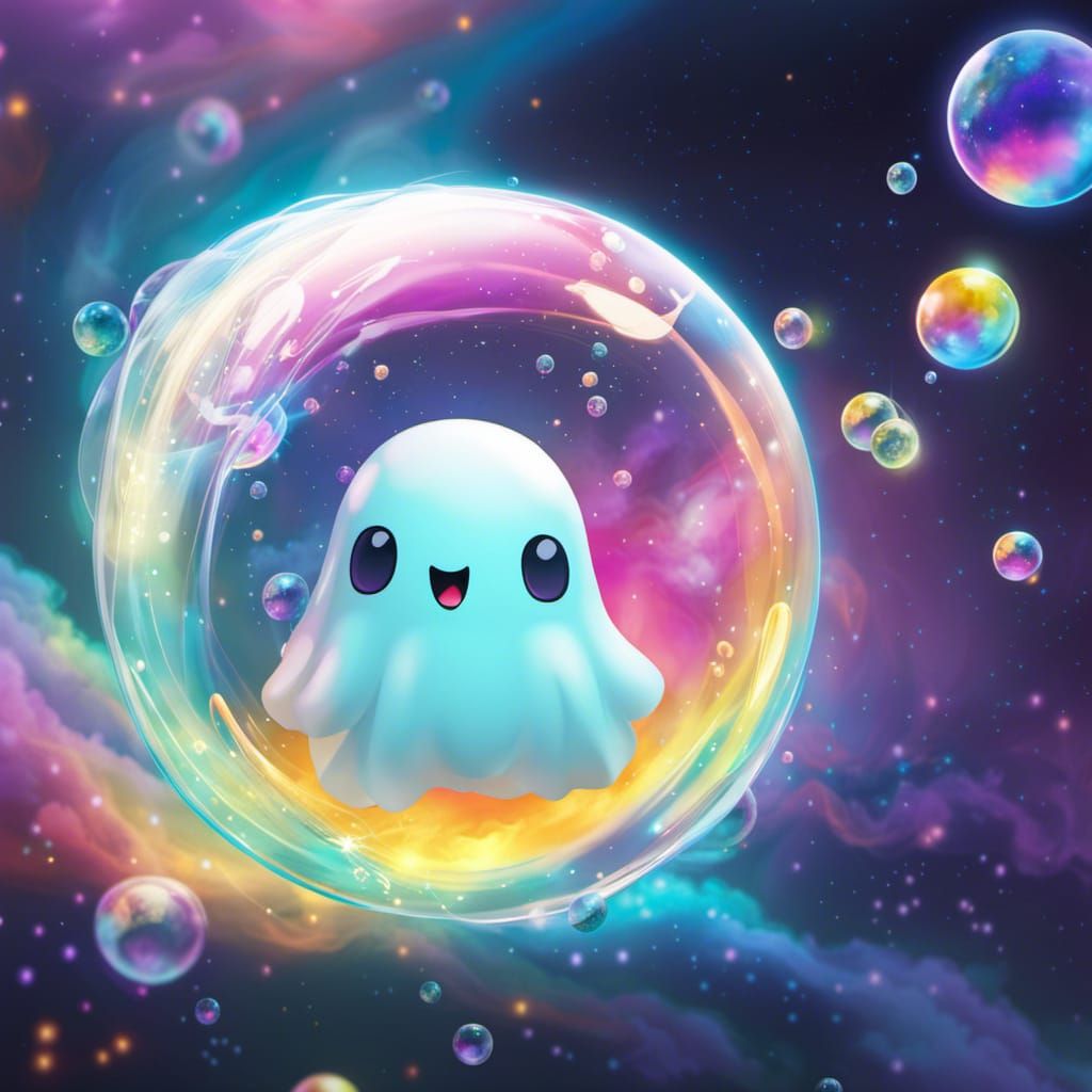 bubble ghost - AI Generated Artwork - NightCafe Creator