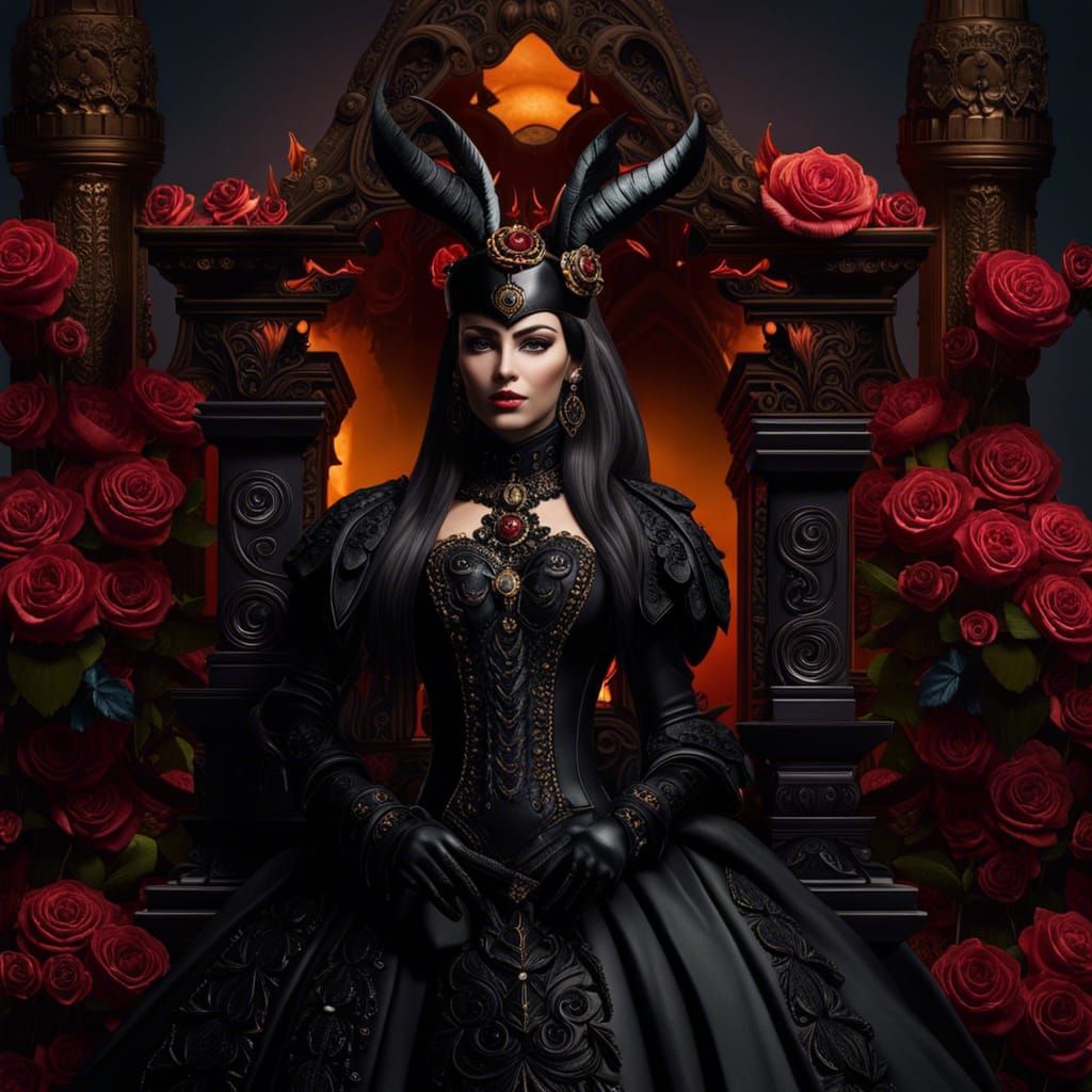 Goth bride - AI Generated Artwork - NightCafe Creator