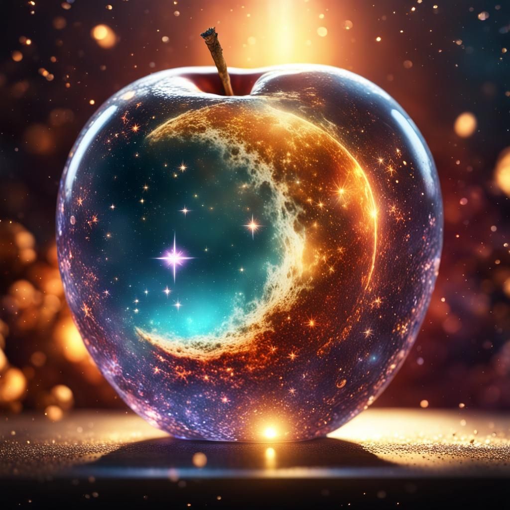 Celestial Apple - AI Generated Artwork - NightCafe Creator