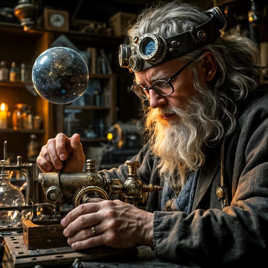 A wise inventor at work - A wise inventor at work