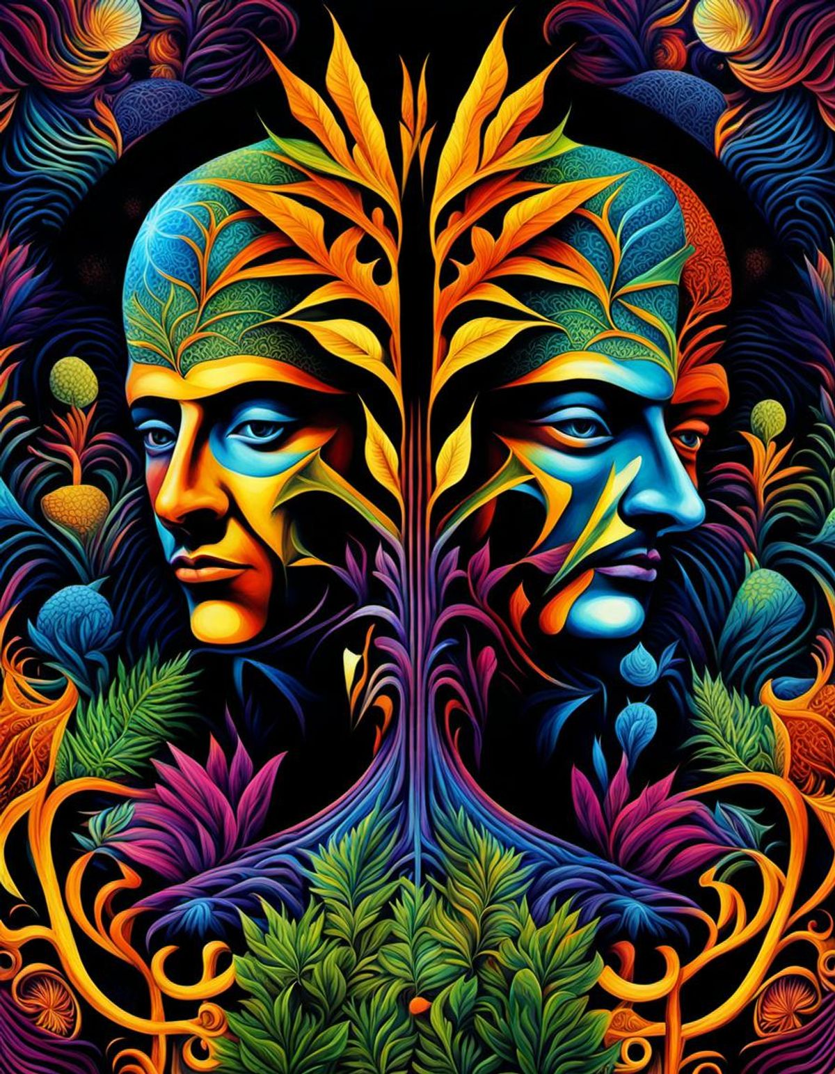 Faces of Contradiction: The Dual Nature of Perception - AI Generated ...