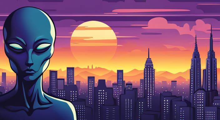 Alien Nights - AI Generated Artwork - NightCafe Creator