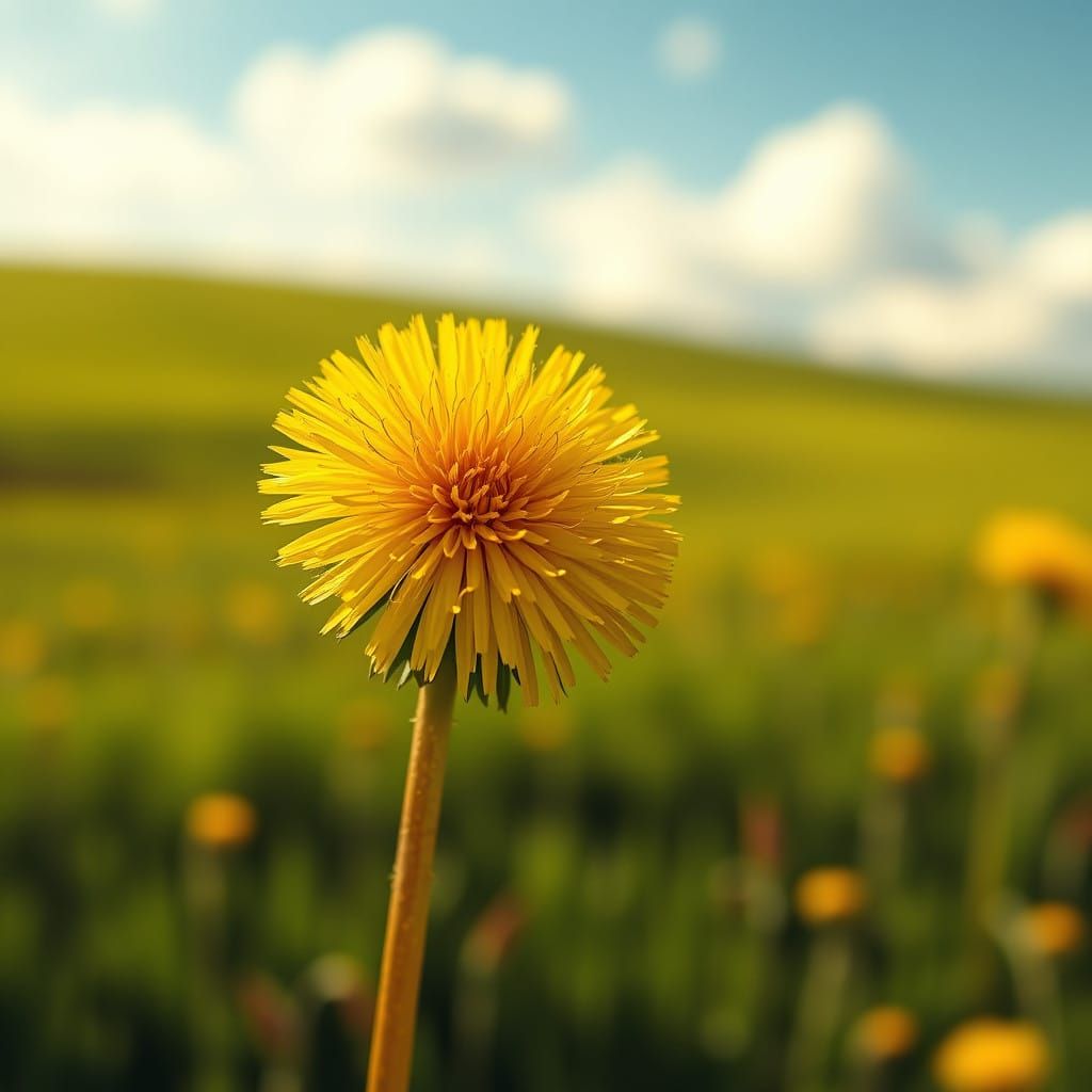 Inside the Windows XP Wallpaper - Vibrant Dandelion Blooms i...