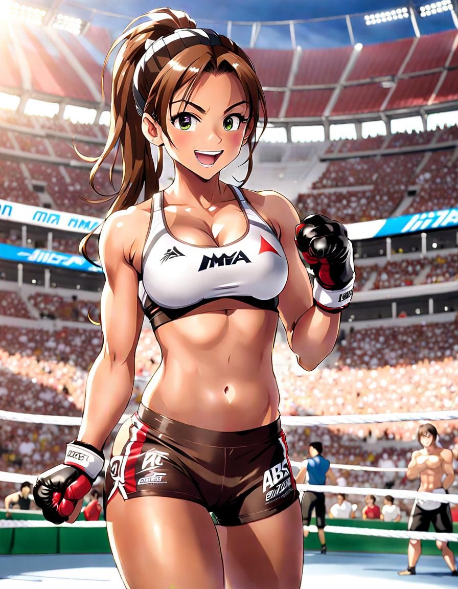 Girl Fight - AI Generated Artwork - NightCafe Creator