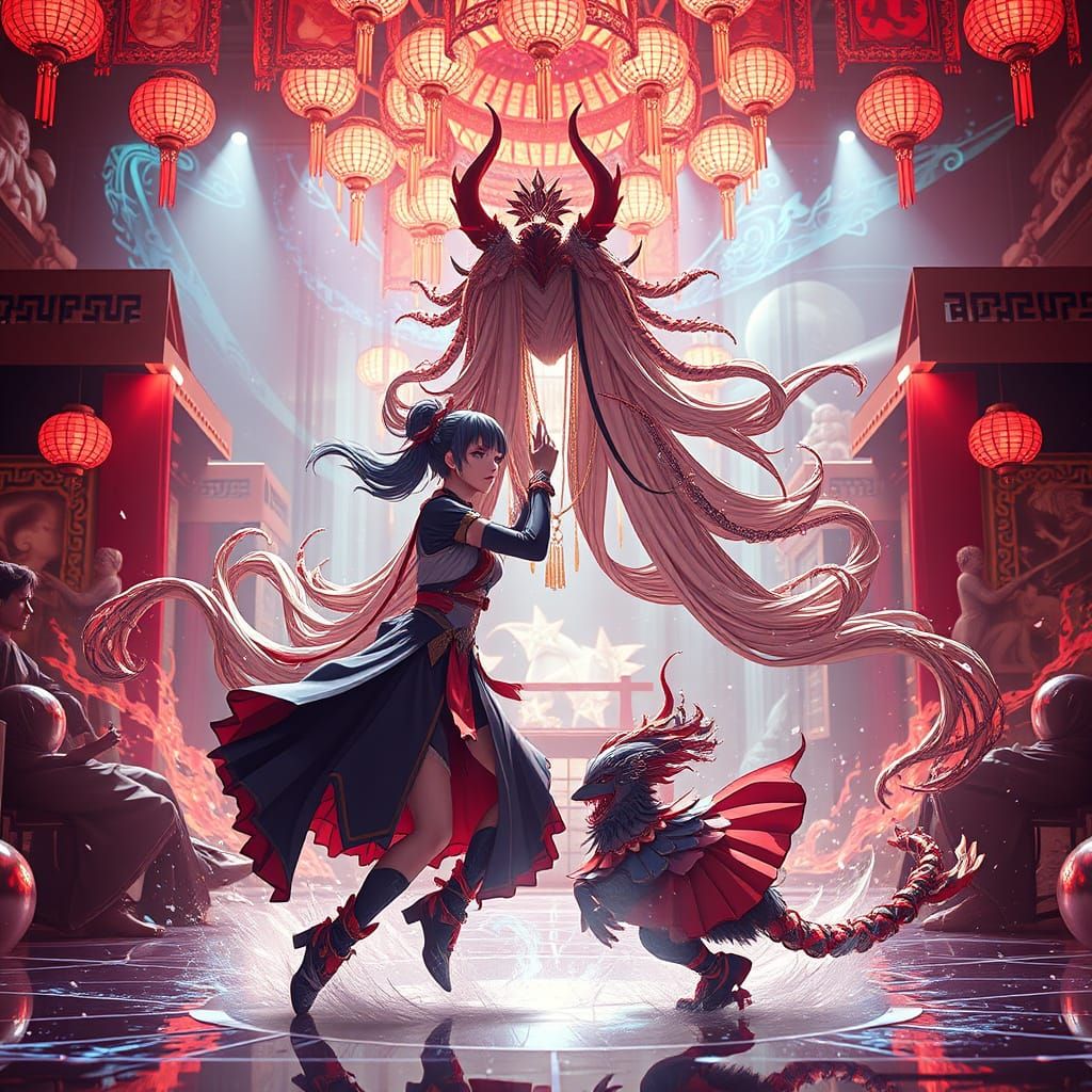 Epic Anime Installation Transforms into Cinematic ... - AI Art